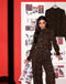 JULIE LEOPARD LONG SLEEVE TOP ZWART | Most Wanted