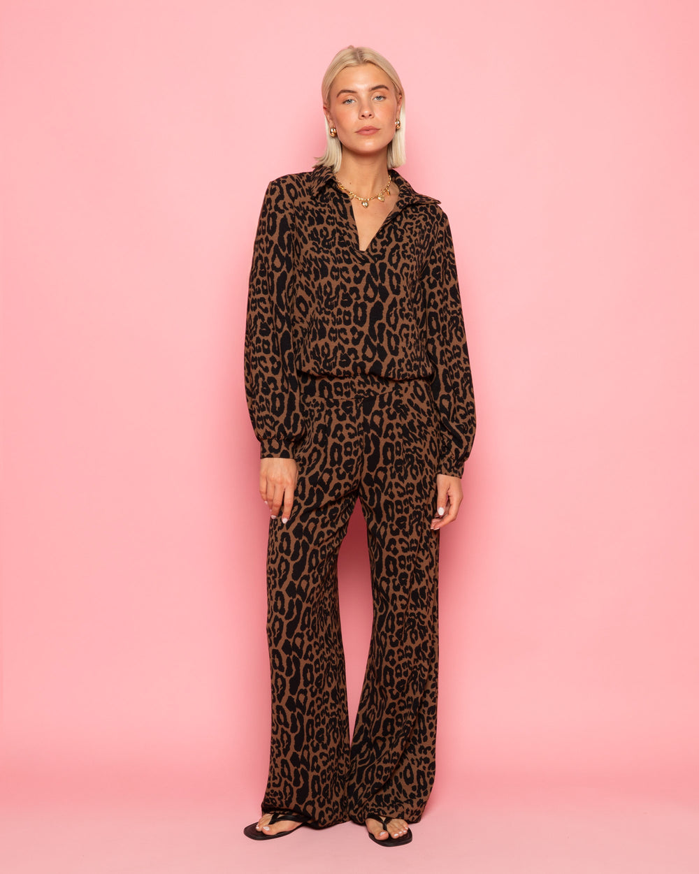 JULIE LEOPARD PANTALON TALL | Most Wanted