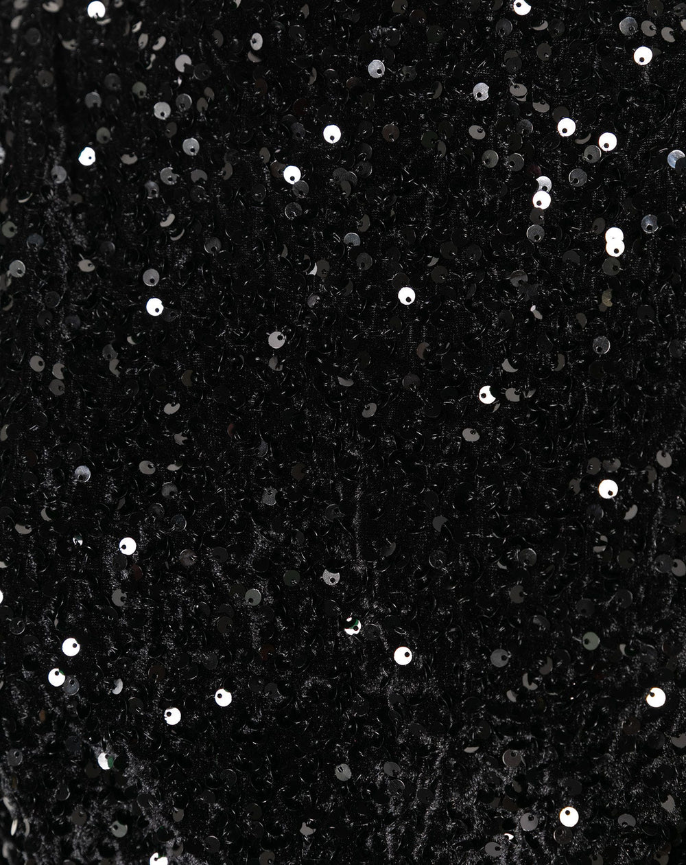 JOSH VELVET SEQUIN DRESS ZWART | Most Wanted
