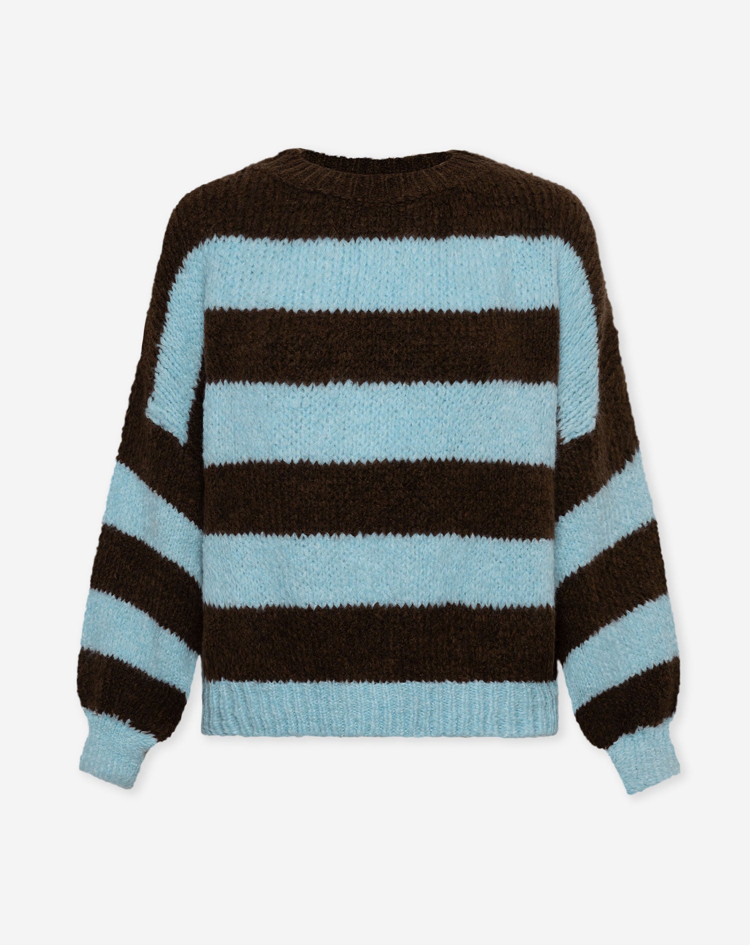 JAMIE STRIPE KNIT LICHTBLAUW | Most Wanted