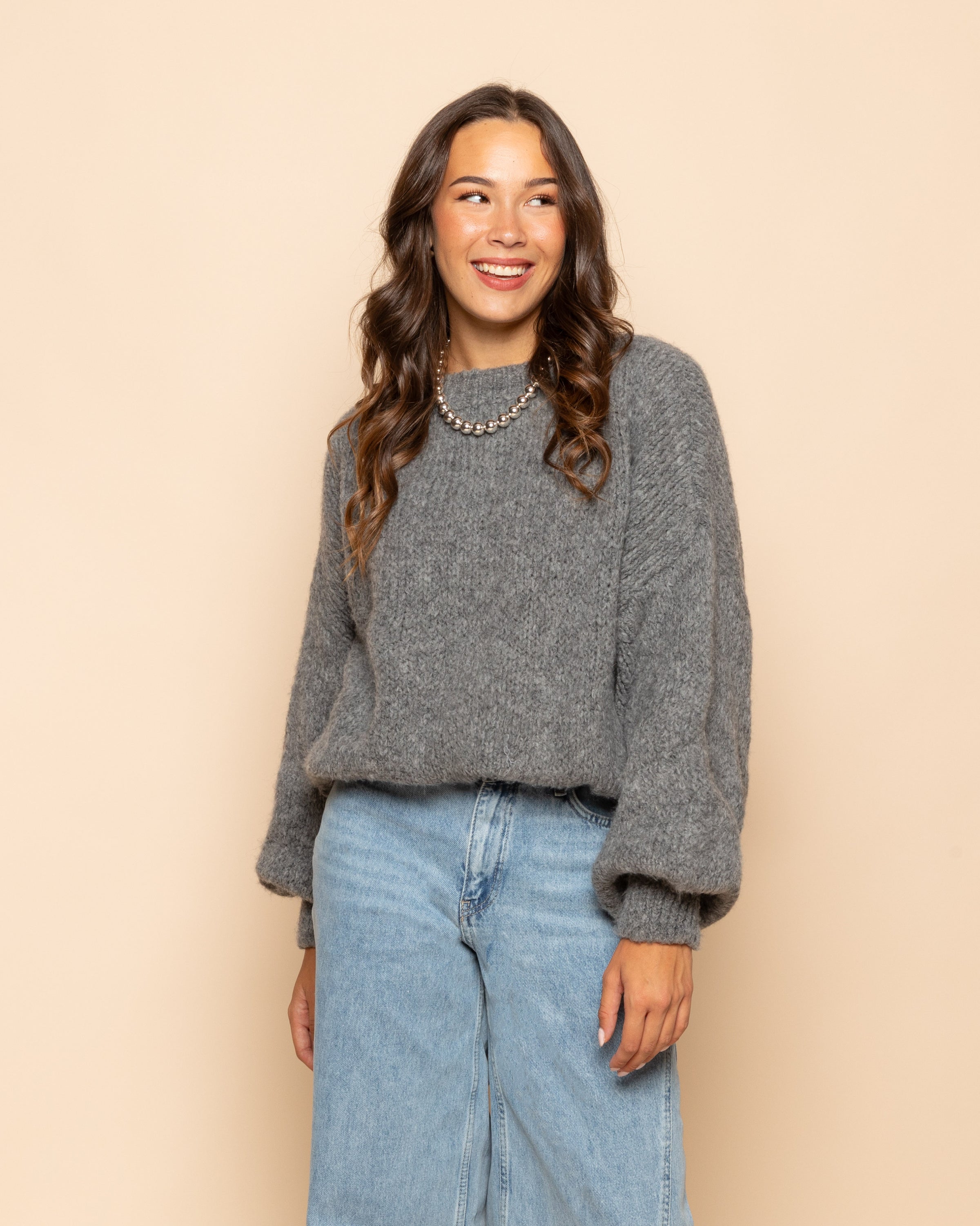 JAMIE KNIT GRIJS | Most Wanted