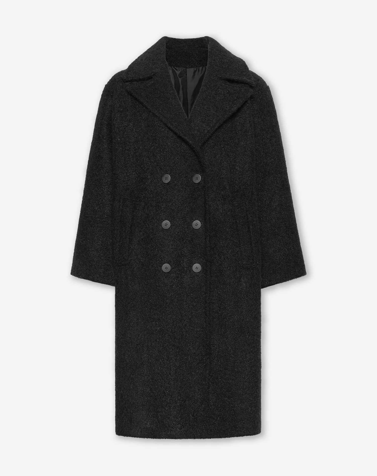 ISABEL LONG COAT ZWART | Most Wanted
