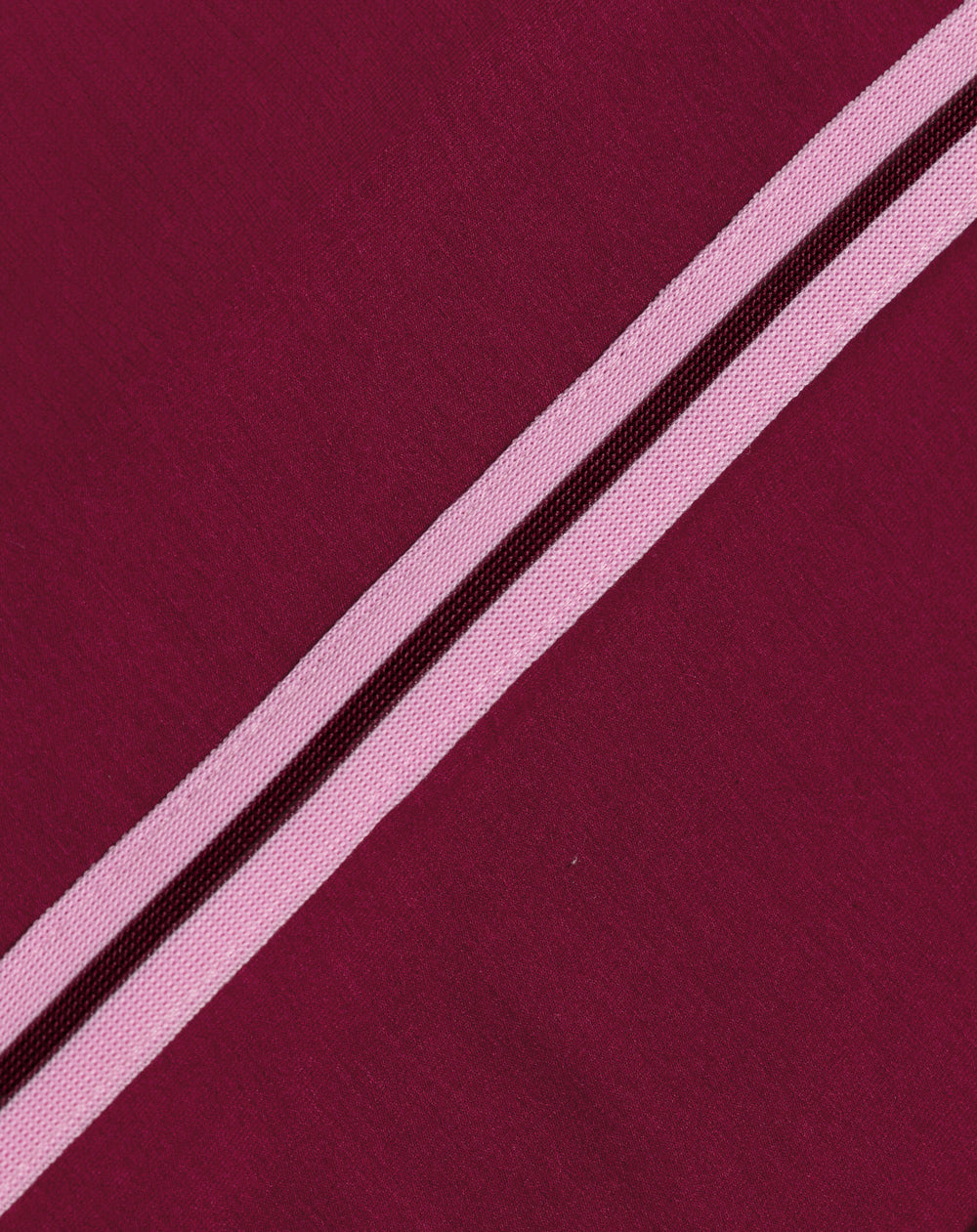 SCUBA PINTUCK TAPE PANTS BURGUNDY | Most Wanted