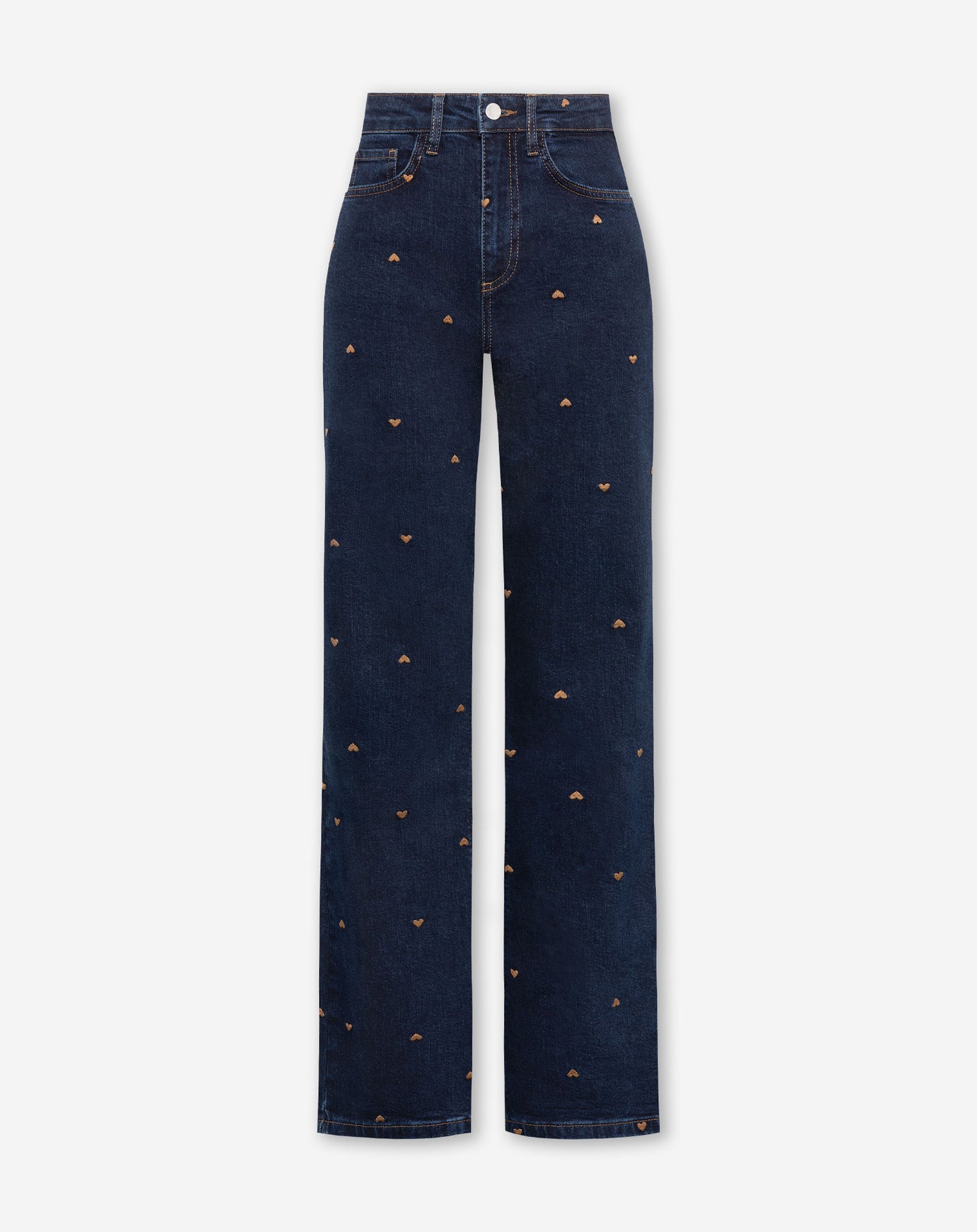 HEART BOOTCUT JEANS RIGID BLUE | Most Wanted